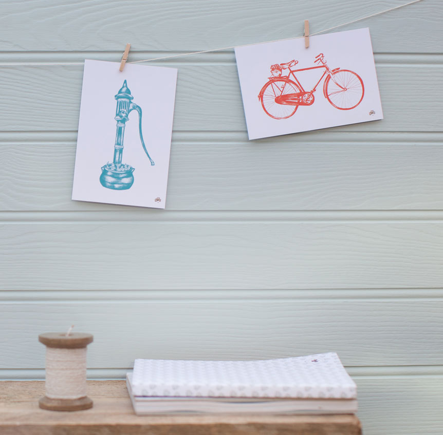 Irish shop | Village Water Pump Cards | Sealed with Irish love